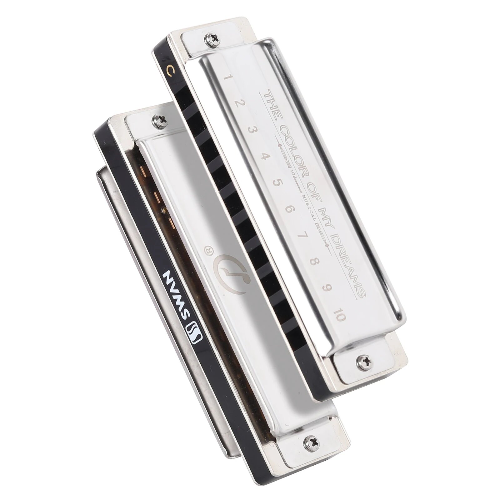 Dreamer DR1020 губная гармошка 10 отверстий Silver Gb Key