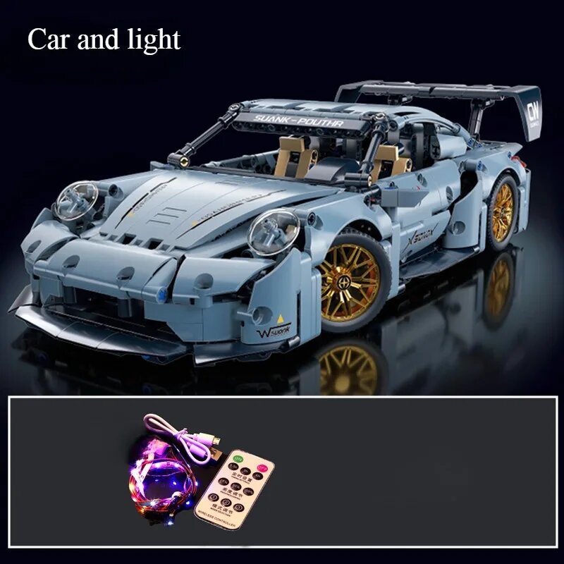 Радиоуправляемый гоночный суперкар Technic, 1200 шт. With box, Car and light