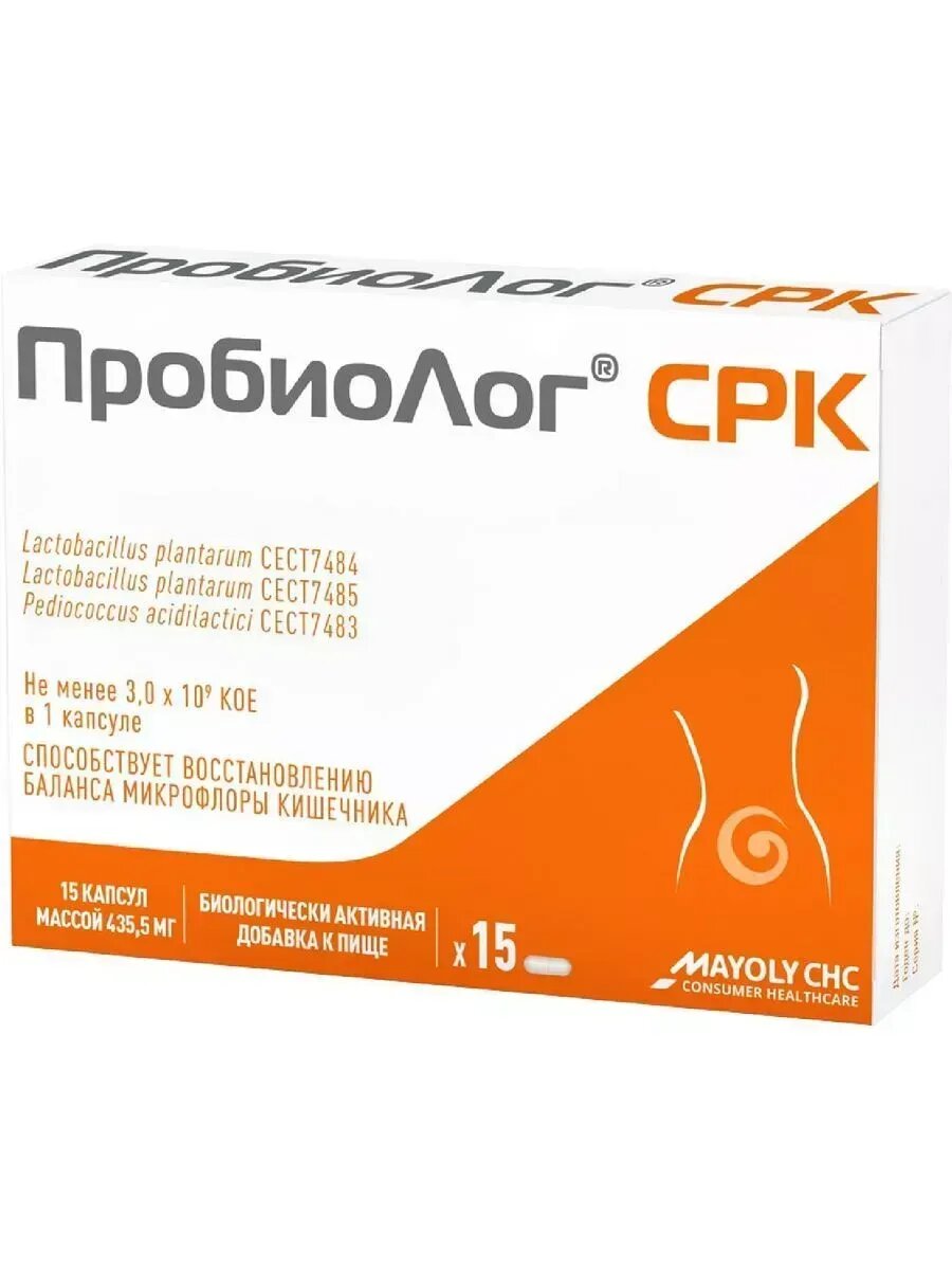 ПробиоЛог СРК капс. N15 435,5мг -1 шт.