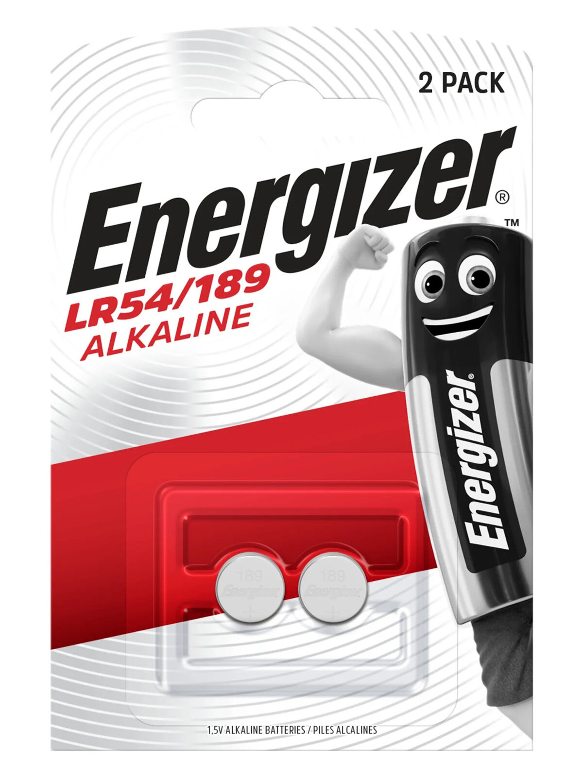 Батарейки алкалиновые ENERGIZER Alkaline LR54/189 блистер 2 шт