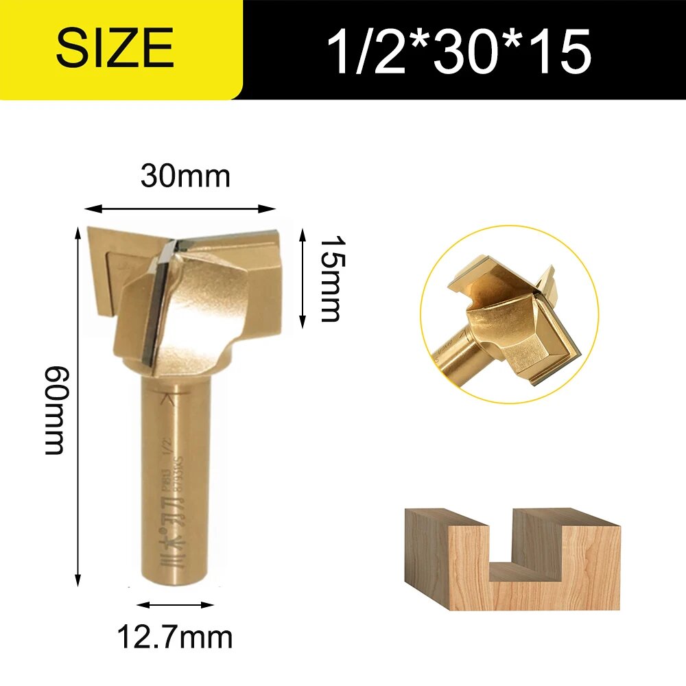Концевая фреза 1/2" 30x15 мм Vsharp