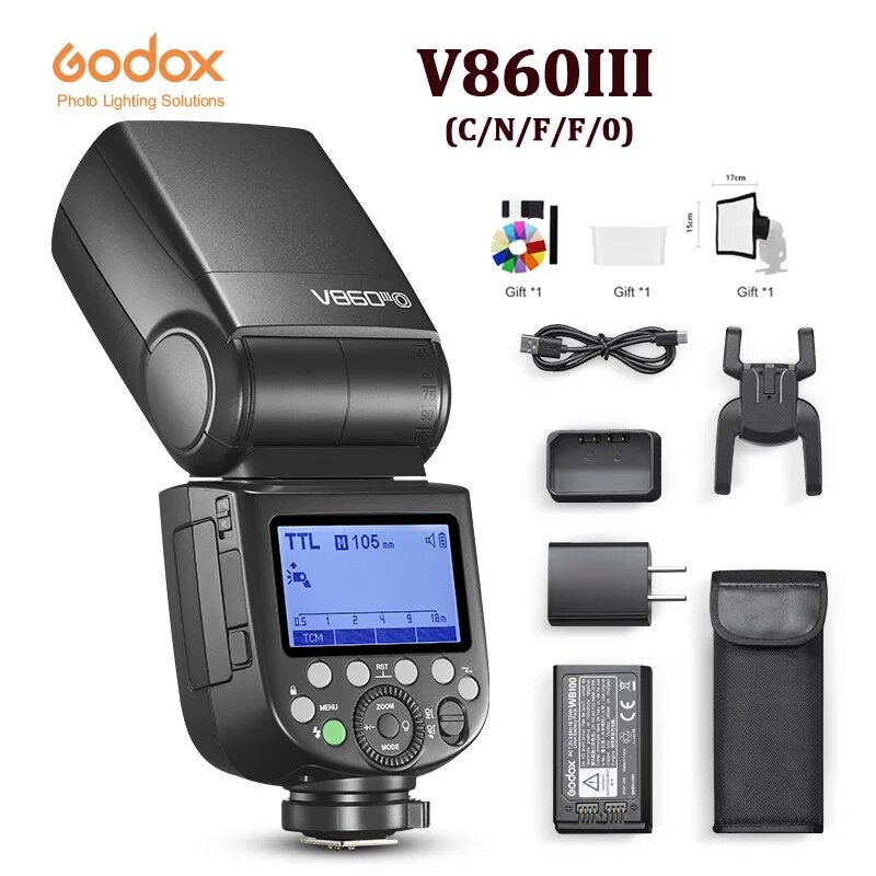 Godox V860III вспышка для Canon for Canon, V860III Kit 2