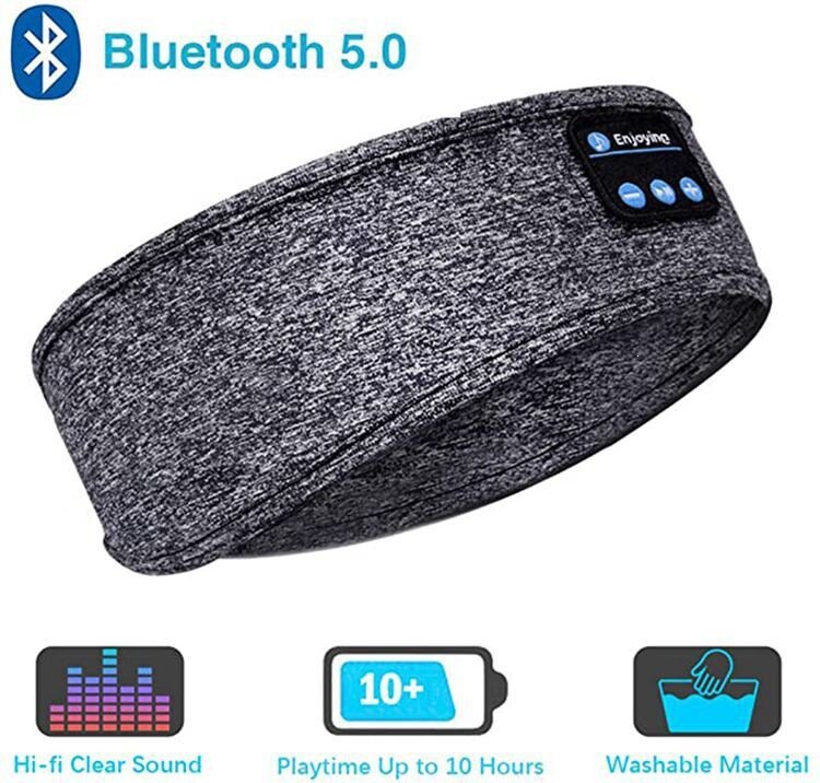 Самая продаваемая Bluetooth-повязка на голову для сна с функцией воспроизведения музыки, Bluetooth-повязка для спорта, повязка для звонков, повязка для йоги.