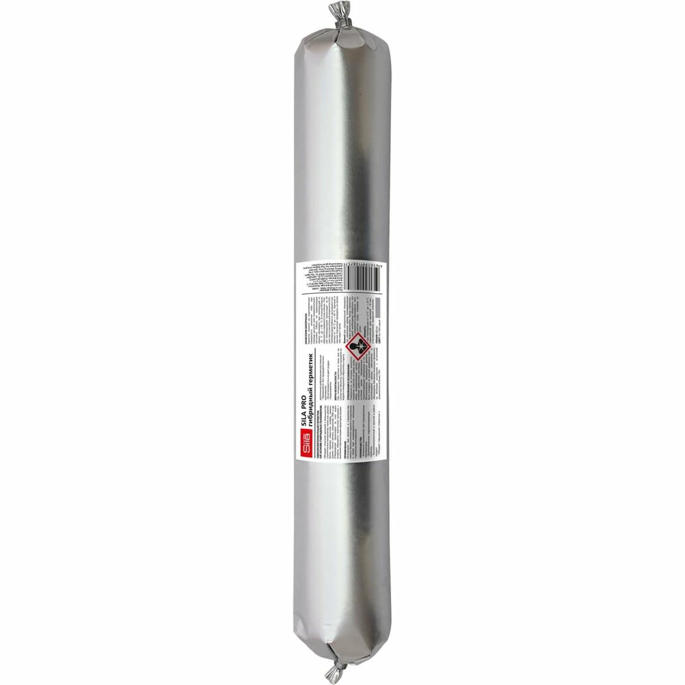 Гибридный герметик Sila Pro Max Hybrid Sealant, Ral 9005 черный, 600 мл HYMC9005