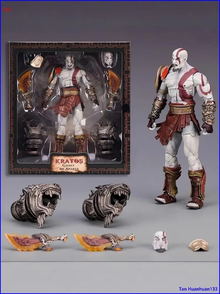Фигурка Бог войны Кратос / God of War / Ghost of Sparta (18см)