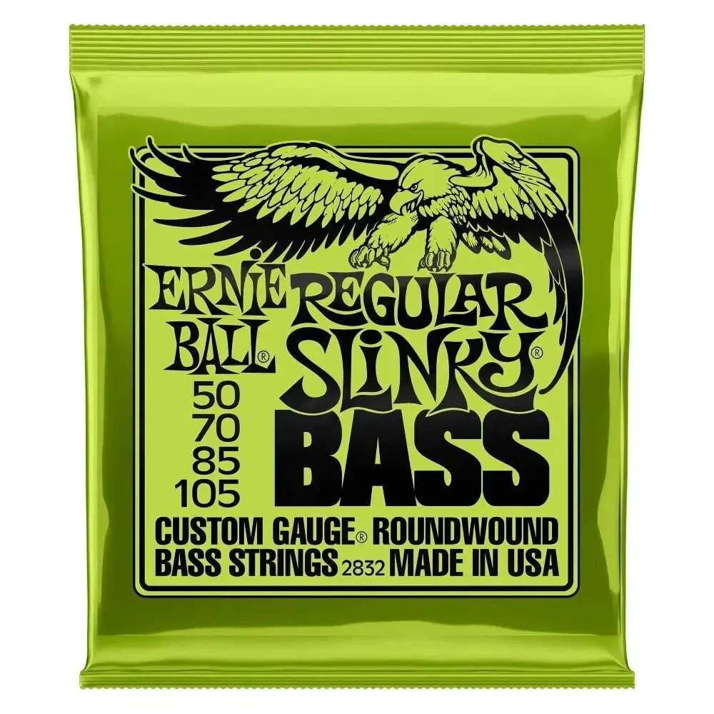 Струны для бас-гитары Ernie Ball Regular Slinky Bass 50-105