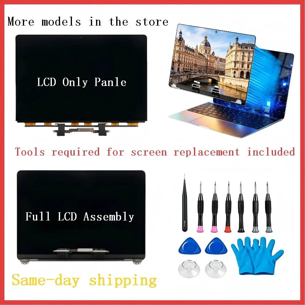 ЖК-экран для MacBook Air Pro CHUBAN Темно-синий, LCD with tools, A2681