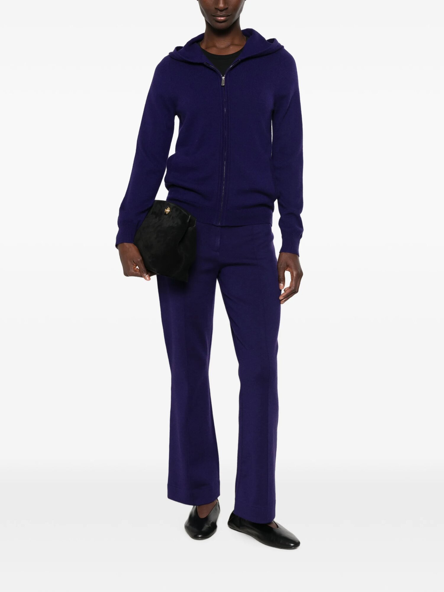 Брюки ERIC BOMPARD bootcut, размер 48, purple — фото 1