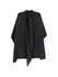 Накидка Alberta Ferretti Asymmetrical tie-fastening cape, размер 44