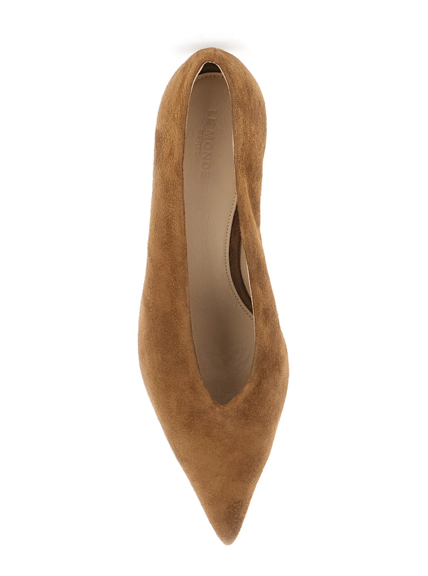 Туфли LE MONDE BERYL Suede pointed-toe pumps, размер 38,5 — фото 1