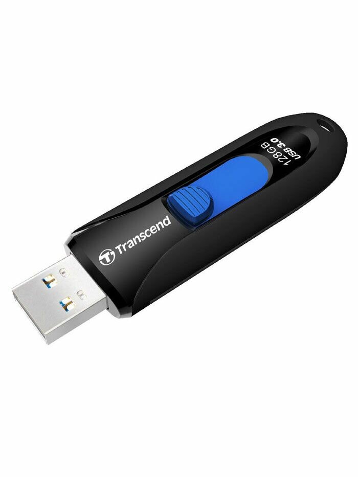 Transcend JF790 128 ГБ USB-флеш-накопитель, USB 3.2, USB Type-A, TS128GJF790K, черный графит