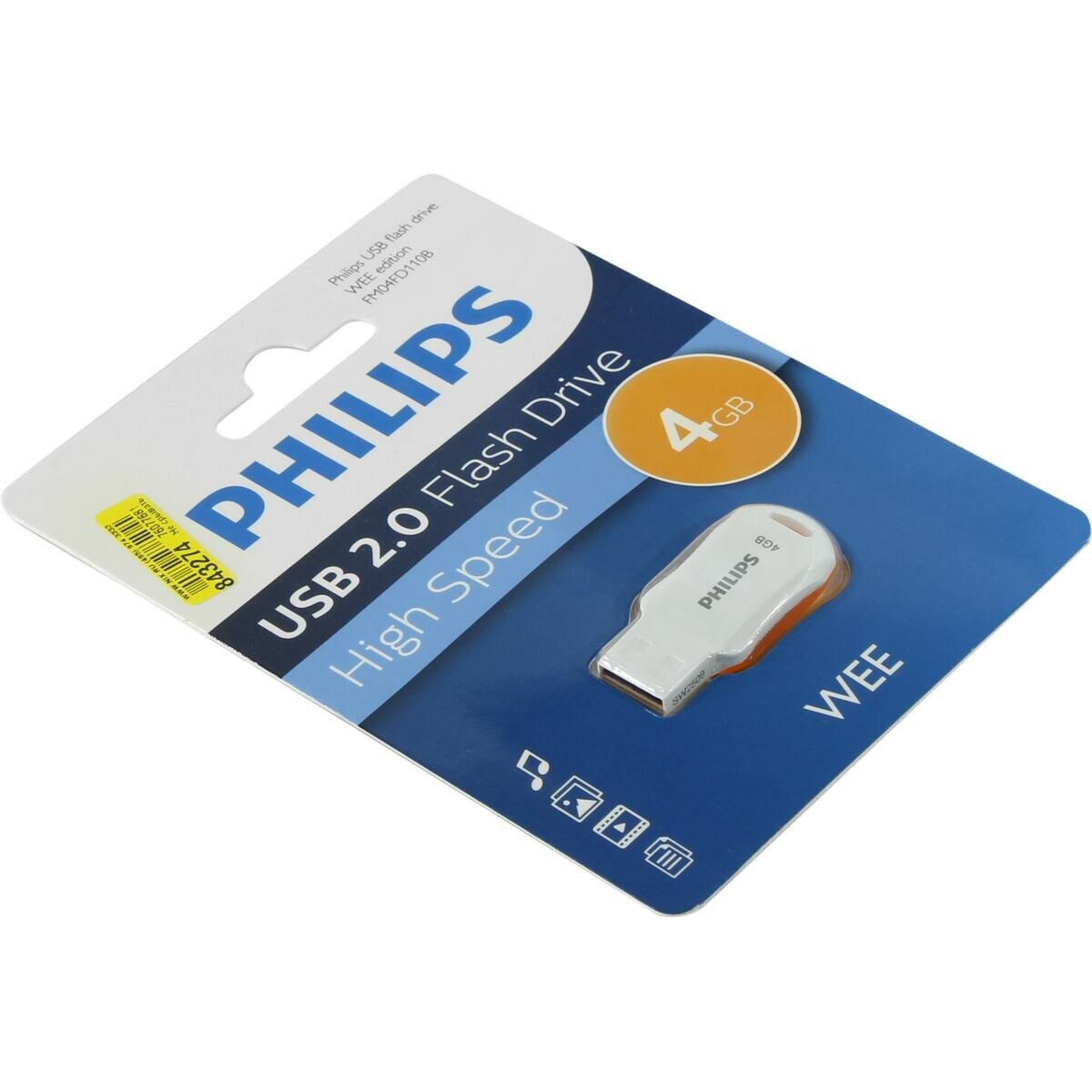 Philips WEE FM04FD110B/97 USB2.0 Flash Drive 4Gb (RTL)