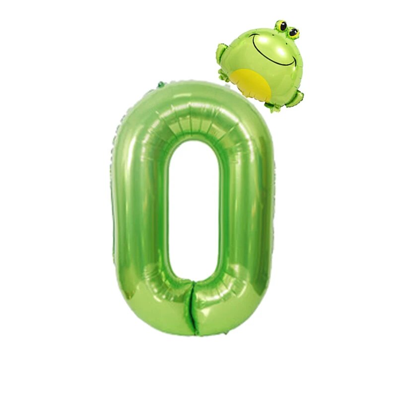 Зелёный гелиевый шар-лягушка 40 дюймов YUEYAO 2 шт. Зеленый, 2pc green 0