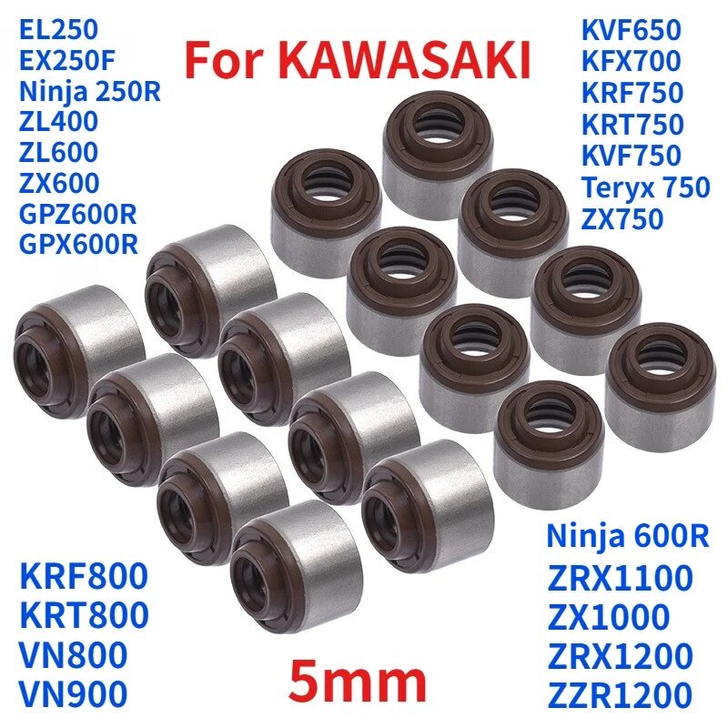Сальник клапана для KAWASAKI EL250 Ninja 250R 8pcs