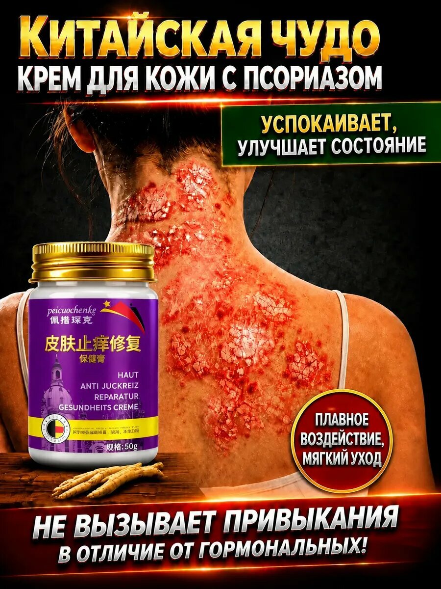 Крем от чесотки и зуда кожи 50 мл