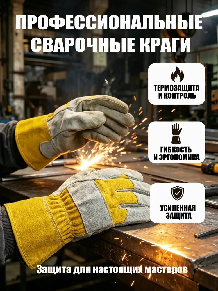 Краги сварщика1 пара — фото 1