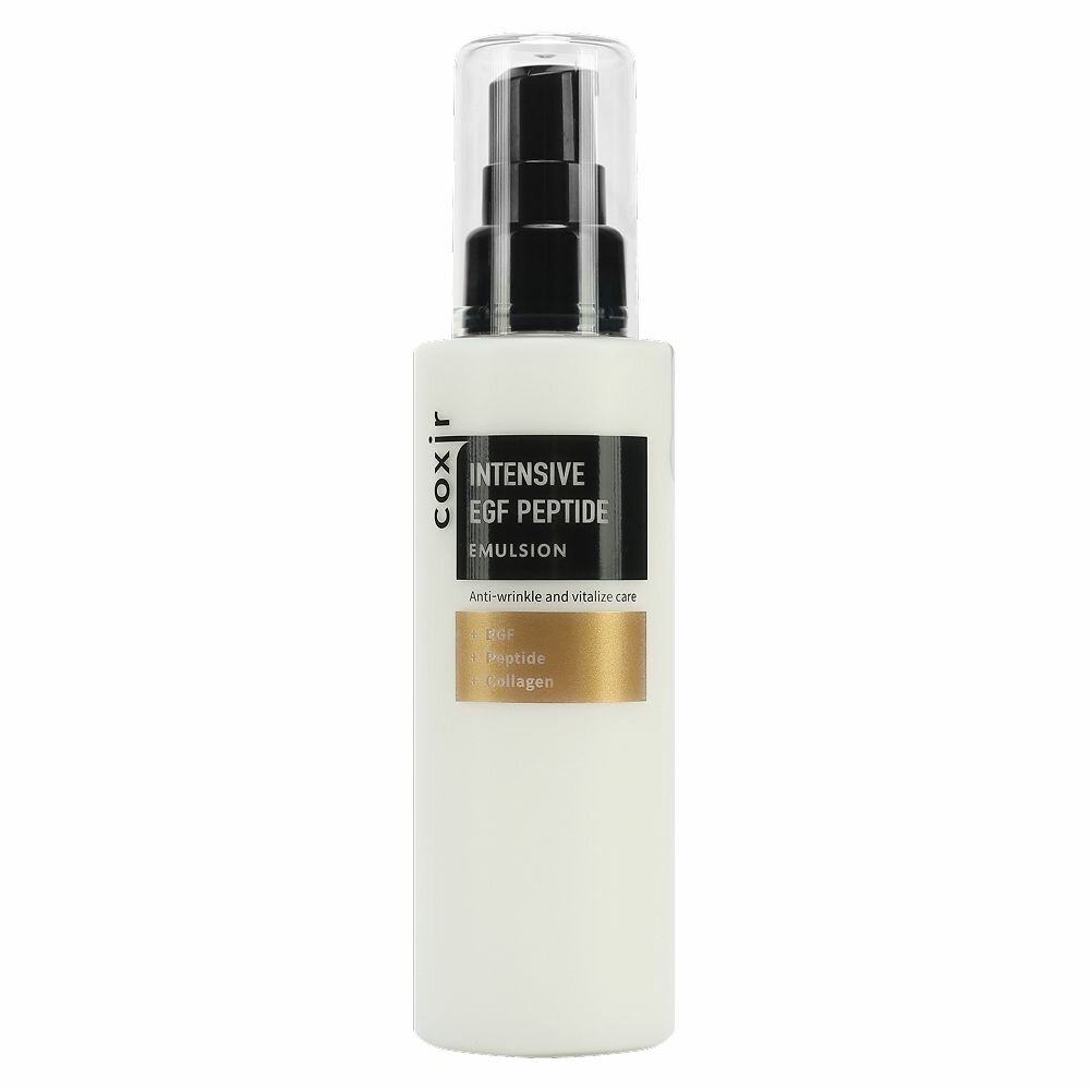 Эмульсия с пептидами и EGF для регенерации кожи, 100 мл Intensive EGF Peptide Emulsion COXIR / Коксир