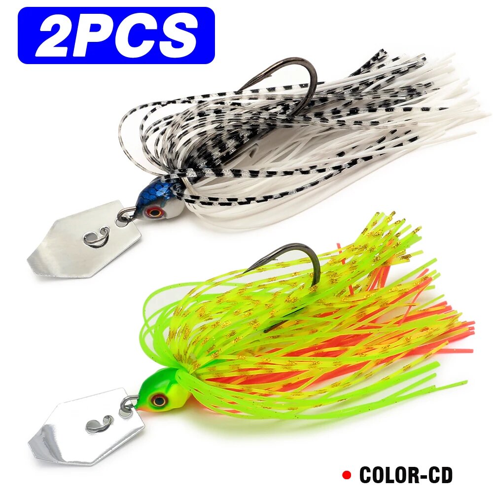 Набор приманок LAKBAT Spinner Bait 7-21г для ловли рыбы 21g, 2PCS CD
