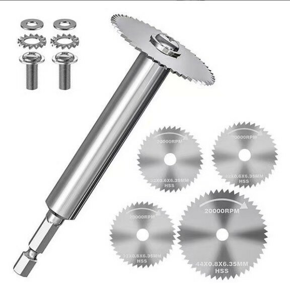 Внутренний труборез, набор внутренних пластиковых резцов для сантехнических работ из ПВХ, шестигранный хвостовик 1/4 дюйма
