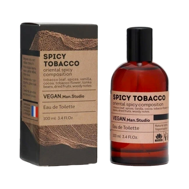 Delta Parfum Vegan Man Studio Spicy Tobacco - мужской аромат туалетная вода 100 мл