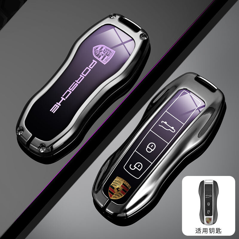 Кольцо для ключей Porsche Panamera Cayenne Macan 911 718 - Фиолетовое покрытие