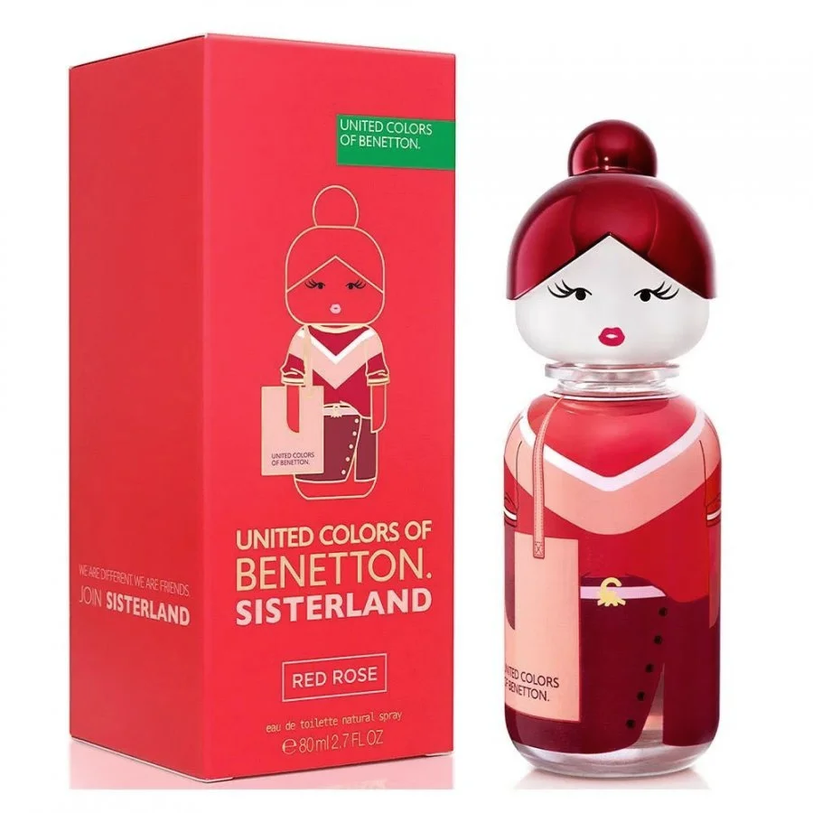 Benetton Sisterland Red Rose парфюм для женщин 80 мл - Бенеттон Систерленд Ред Розе туалетная вода