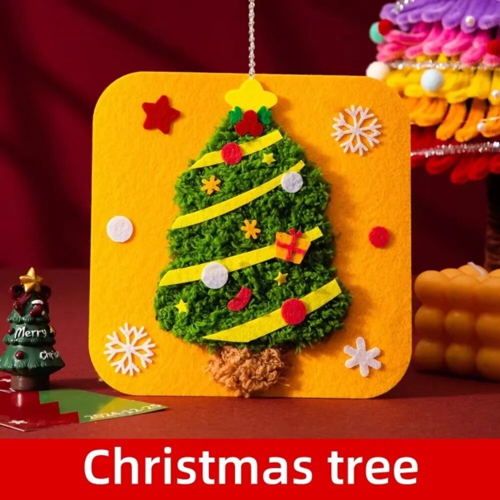Рождественский швейный набор из нетканого материала Christmas tree