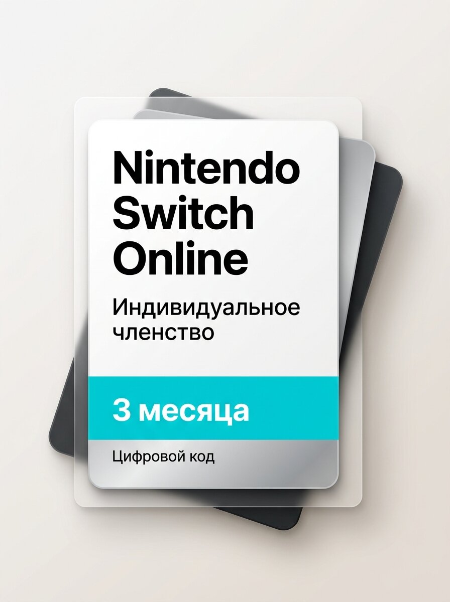 Nintendo Switch Online: 3 months individual membership Европа