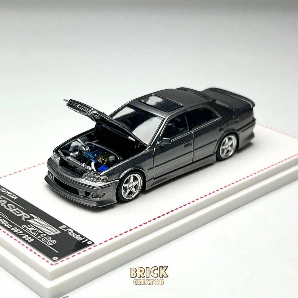 Миниатюрная модель автомобиля из литого металла Тойота JZX100 MK6 модель автомобиля Игрушки 1:64 Toyota JZX100 MK6