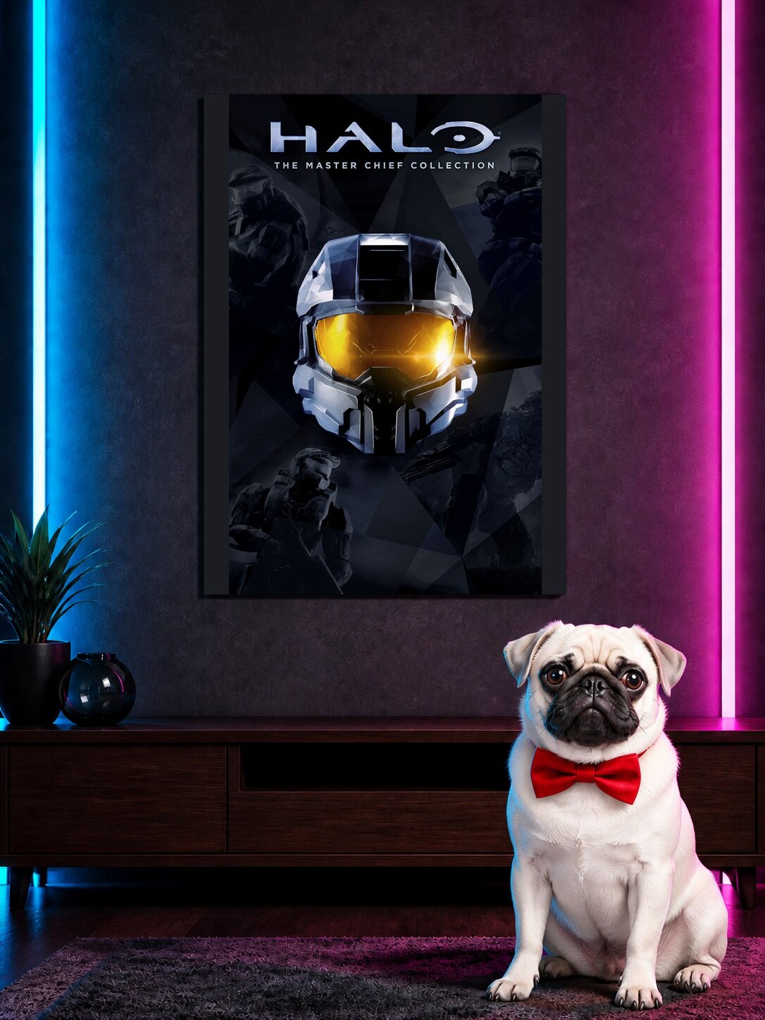 Плакат Halo Образы — погружение в игровую вселенную A3