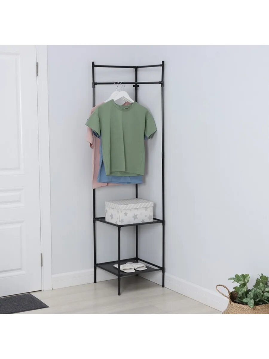 Стойка для одежды угловая