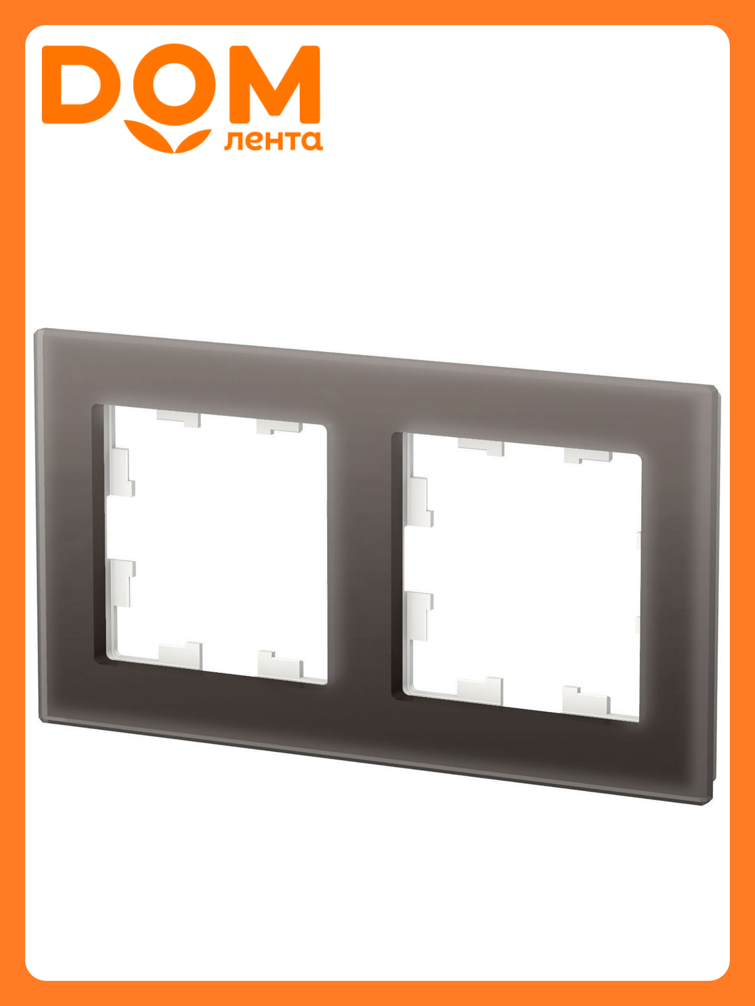 Рамка Schneider Electric AtlasDesign Nature ATN320602, IP20, коричневый, 2 поста