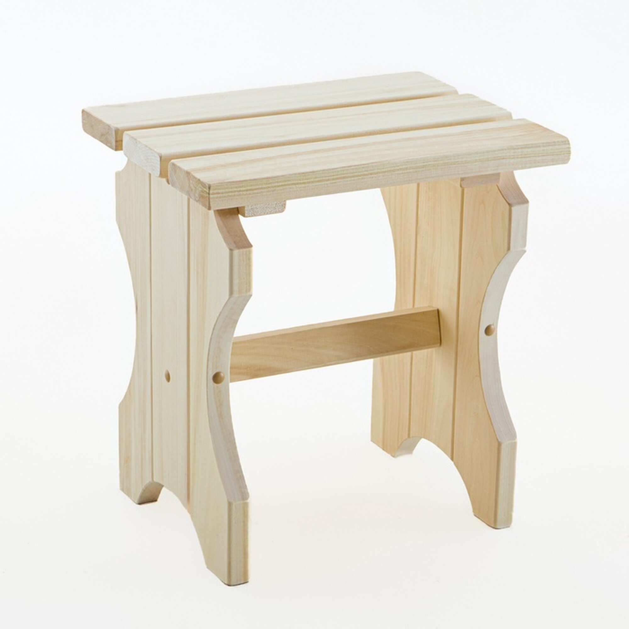 Лавка складная для бани и сада, 30×33×43 см, деревянная, «Добропаровъ»