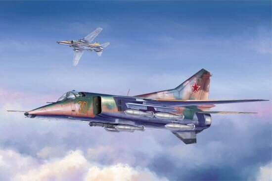 1/48 Российский штурмовик МиГ-27 Флоггер Д Сборочная модель