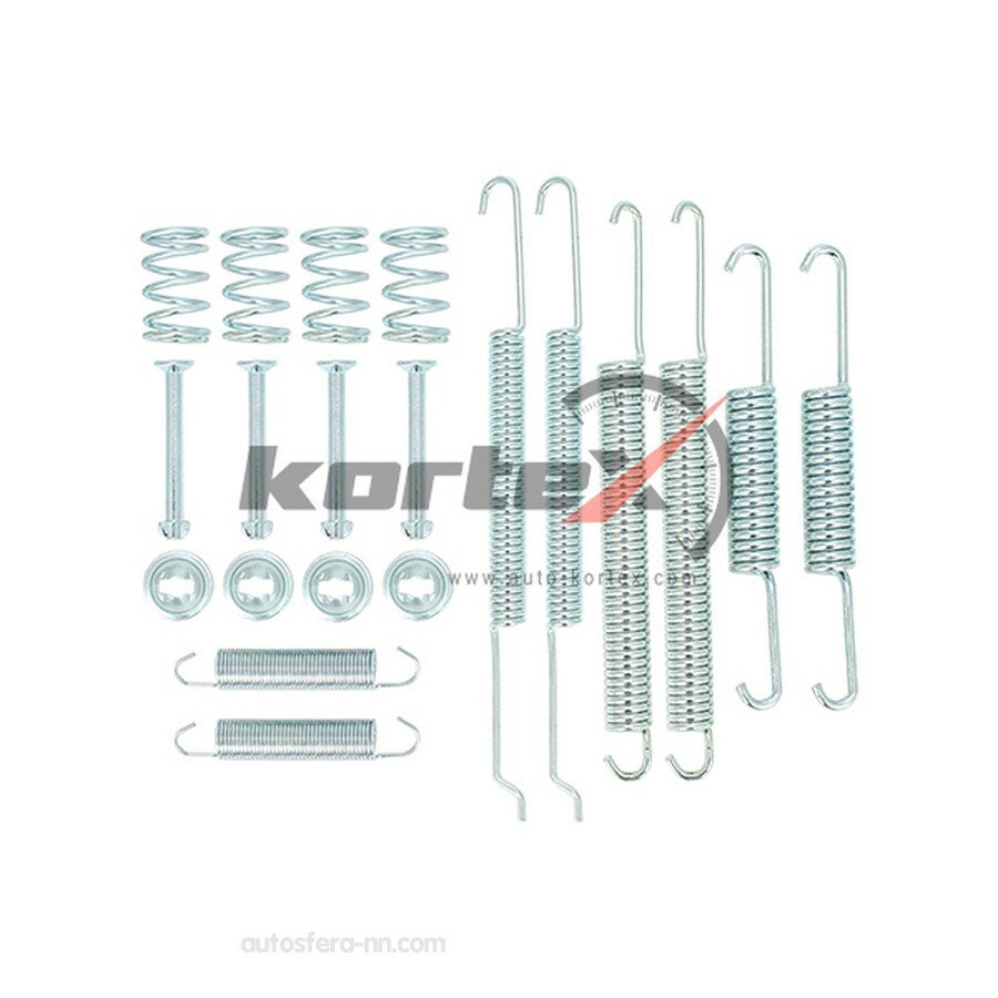 KORTEX KBD015 Ремкомплект барабанных колодок SKODA OCTAVIA 95-04 ROOMSTER 06- VW CADDY 95-04