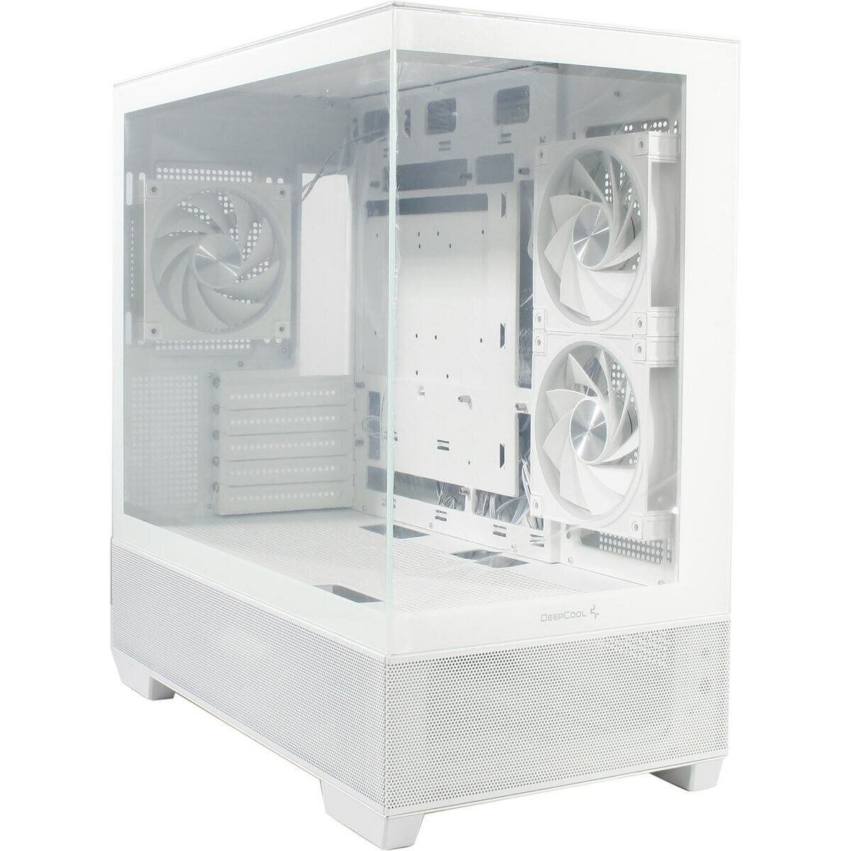 Miditower Deepcool CG380 3F WH White MicroATX без БП, с окном