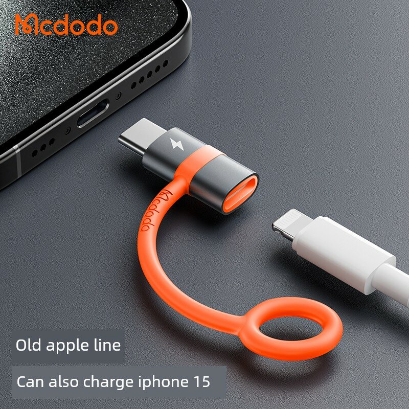 Адаптер женского типа Apple в Type-C для быстрой зарядки, совместим с iPhone 15/16, универсальный разъем