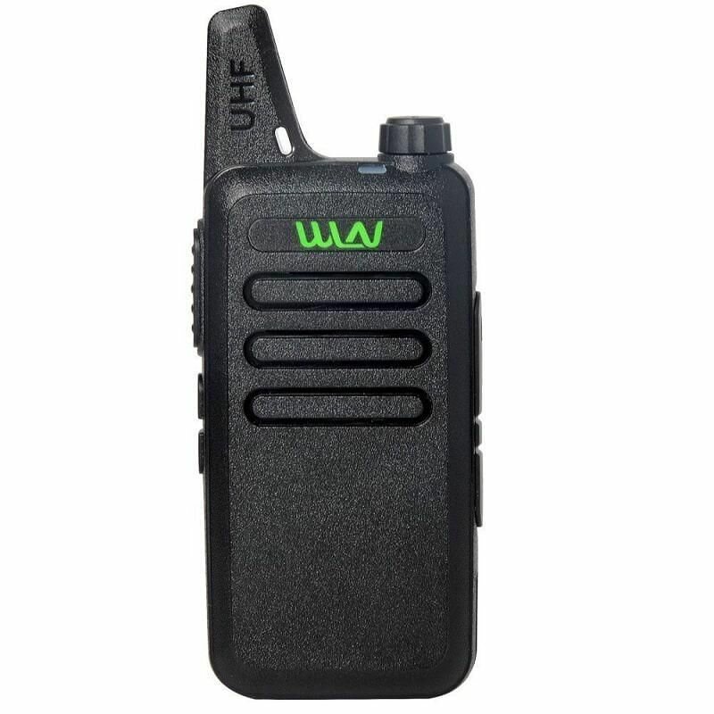 Портативная рация WLN KD-C1 UHF, 5 Вт, Li-Ion, 1500 мА·ч, 8 ч, чёрный
