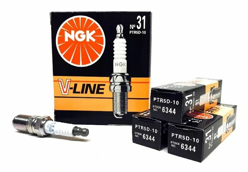 Свеча зажигания NGK V Line №31 (4шт.)
