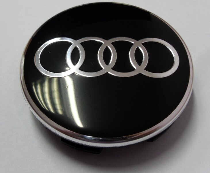 Колпачок ступицы Audi 60мм Tech Line, кик, слик, со стикером*****
