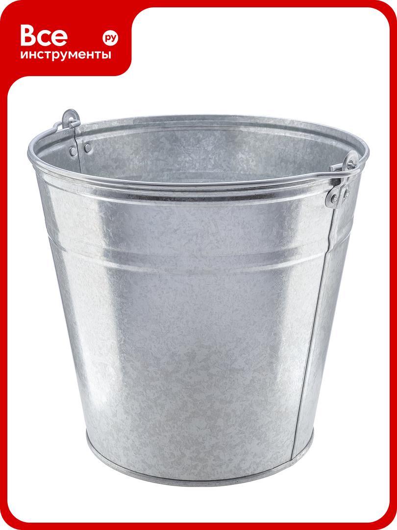 Ведро оцинкованное КЭС 15 л, 5 шт 21040025
