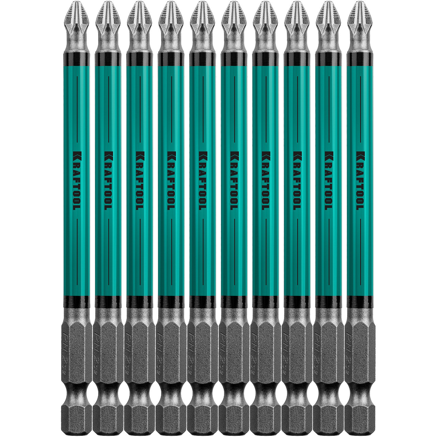 KRAFTOOL Optimum, PH2, 100 мм, 10 шт, биты (26122-2-100-10)