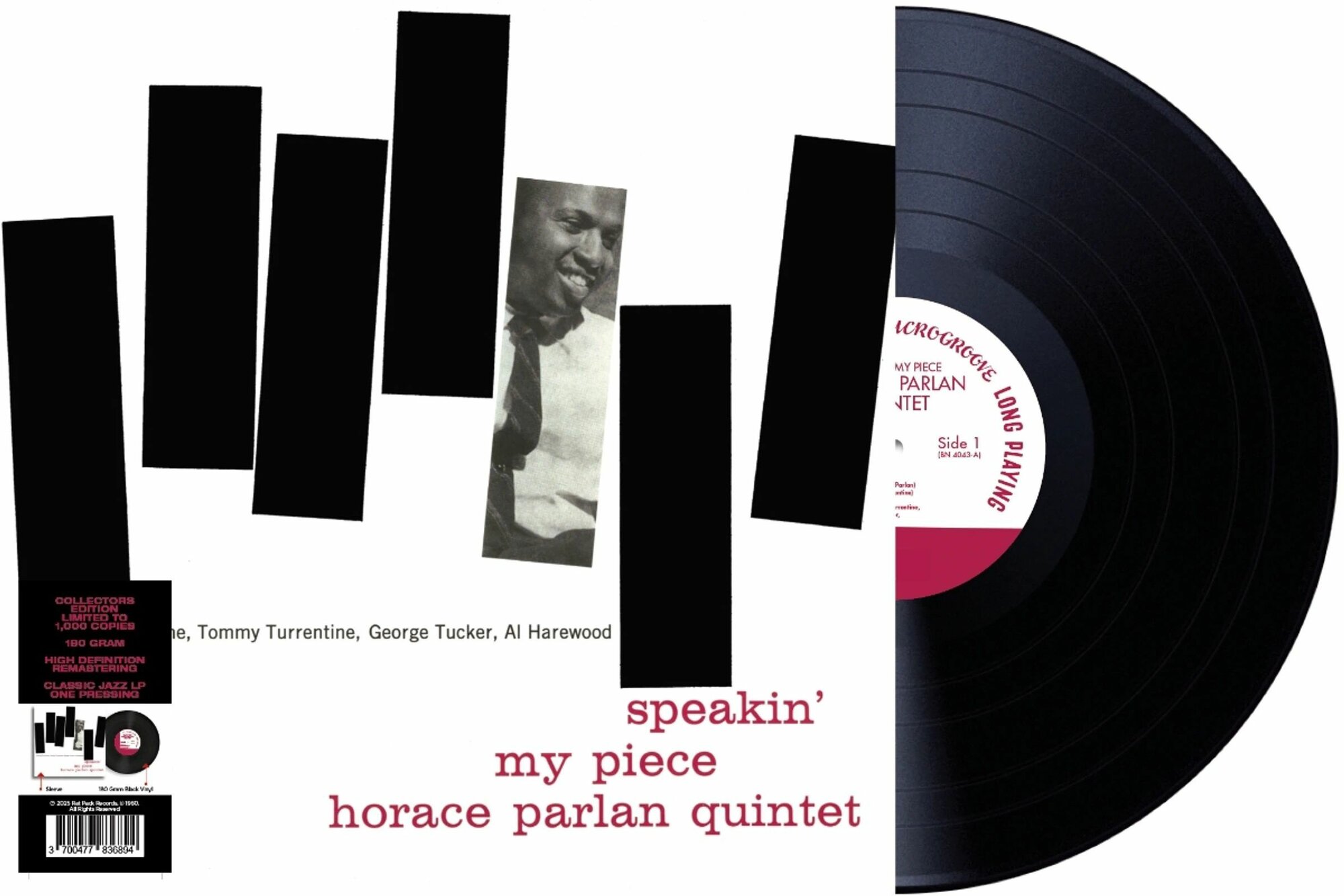 Виниловая пластинка Horace Parlan - Speakin' My Piece (LP) 2025