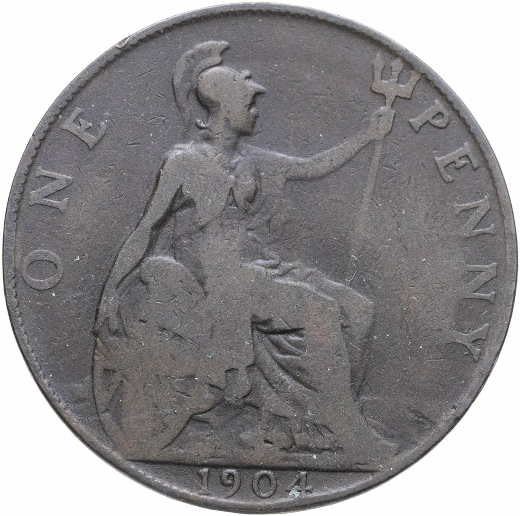 Великобритания 1 пенни (penny) 1904