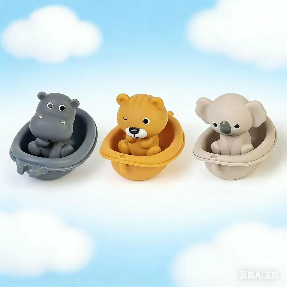 Игрушки для ванной, игрушки для купания малышей 6 штук воды Набор для Кораблики