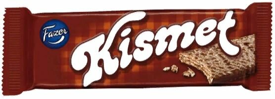 Шоколадные вафли Fazer Kismet, 55г (Финляндия)