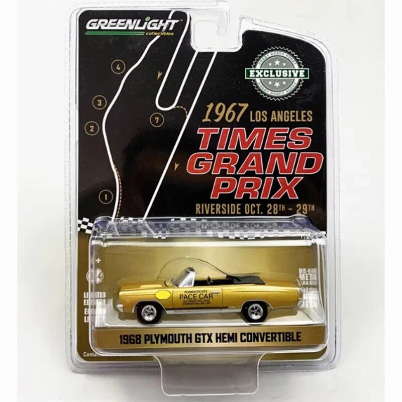 GreenLight 1968 Plymouth GTX Convertible, Pace Car