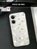 Чехол на Poco X8 Pro / Поко X8 Про с принтом Зайчики с цветочками, прозрачный