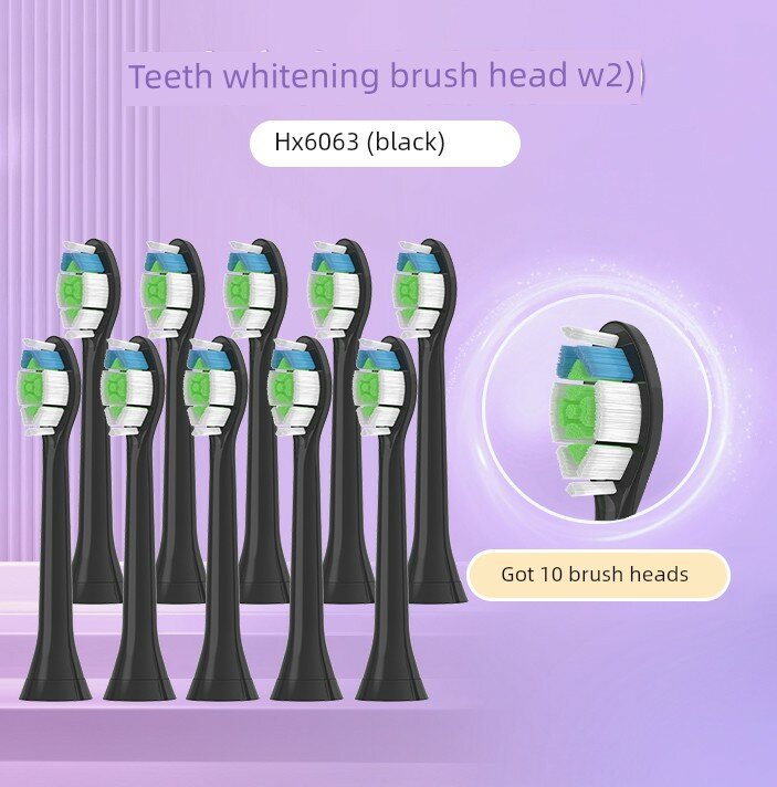 Совместим с насадками для электрических зубных щеток Philips HX991R/HX991G/HX991W/HX991B/991P, замена 3987. [Упаковка