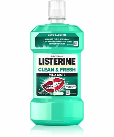 Набор для ухода за полостью рта Listerine Clean & Fresh унисекс, 500 мл